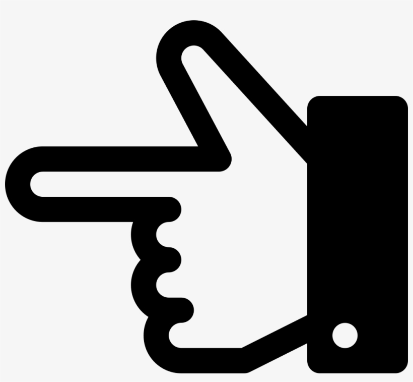 Point-left Finger Direction Hand Comments - Hand Point Left Transparent ...