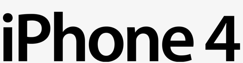 Iphone 4 Logo - Iphone 4 Transparent PNG - 1280x272 - Free Download on ...