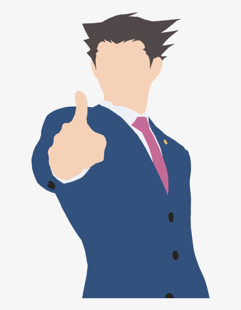 Ace Attorney Transparent Background