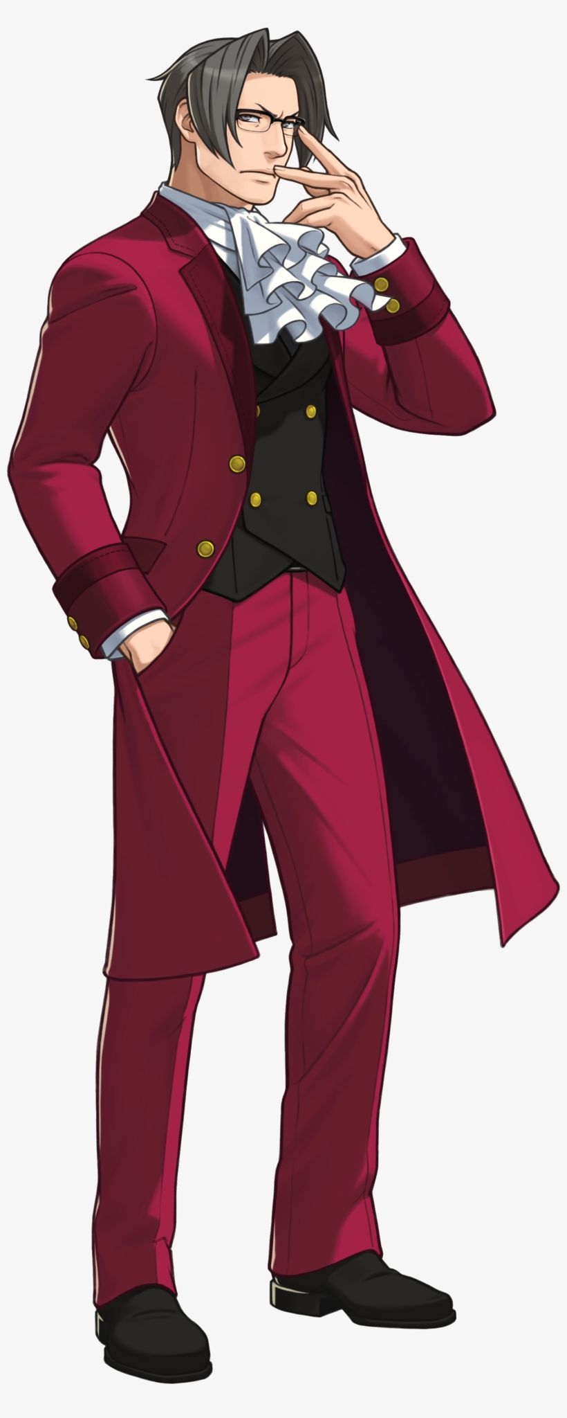 Gyakuten Kenji In Joypolis - Miles Edgeworth Ace Attorney 5 Transparent ...