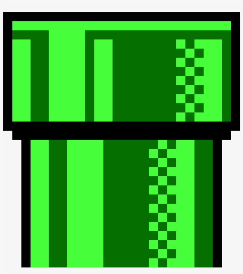 Download Mario Tube Png - 8 Bit Mario Pipe - HD Transparent PNG ...