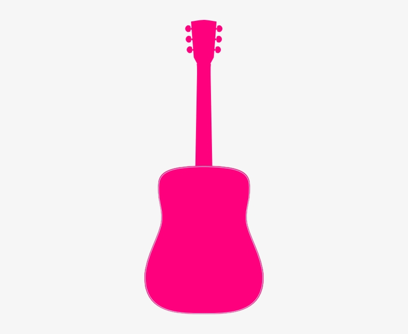Pink Guitar Clipart