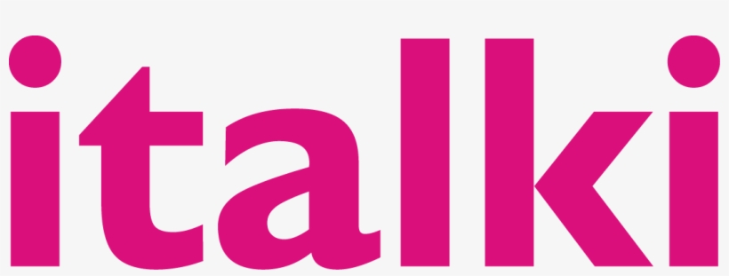Logotype Italki Pink1 - Graphics Transparent PNG - 1086x359 - Free ...