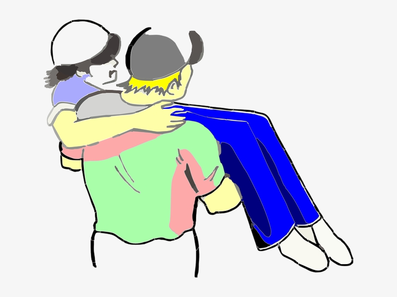 Carried Off - Carrying A Person Clipart Transparent PNG - 640x534 ...