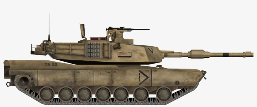 Military Tank Side View