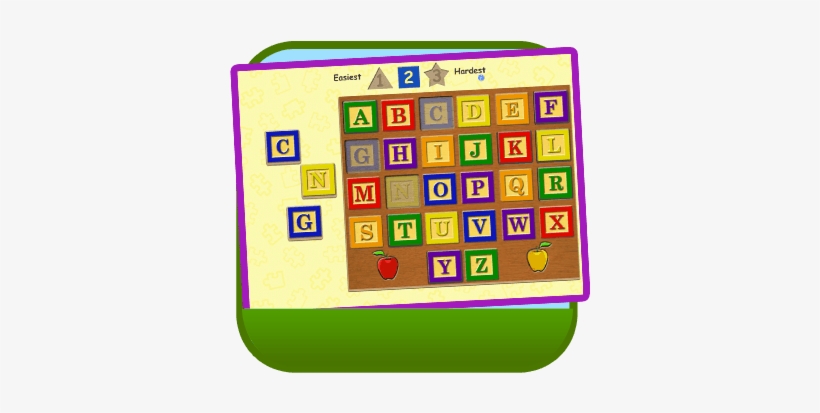 Abc Mouse And Alphabet Cutout Puzzle - Alphabet Transparent PNG ...