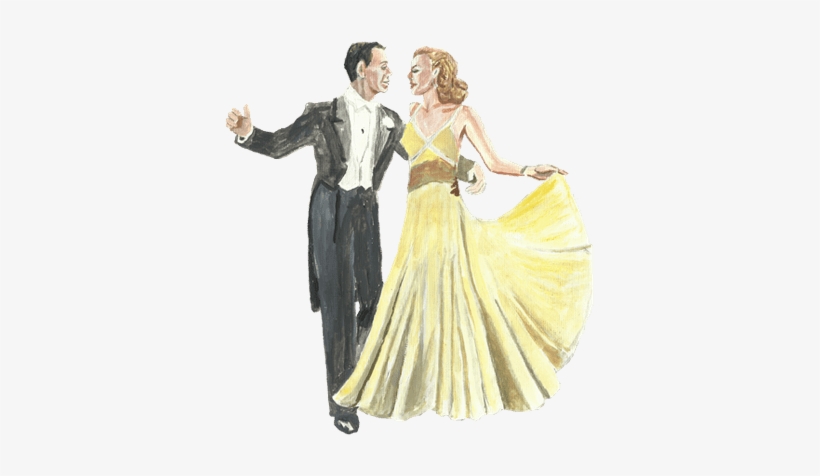 Couple Of Vintage Dancers - Vintage Couple Png Transparent PNG ...