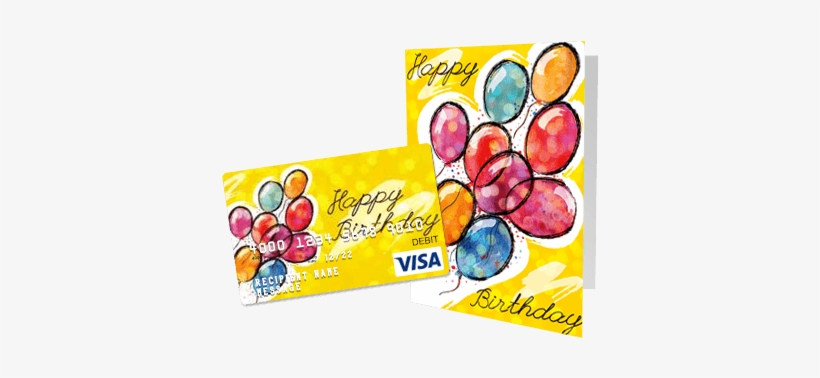 Birthday Gift - Happy Birthday Credit Card Transparent PNG - 672x359 ...