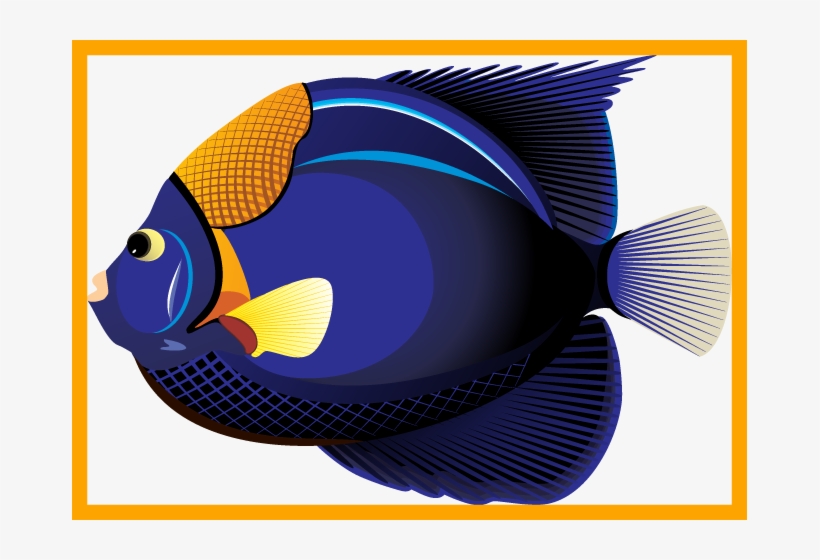 Fascinating Collection Of Fish Clipart Bw High Quality - Tropical Ocean ...