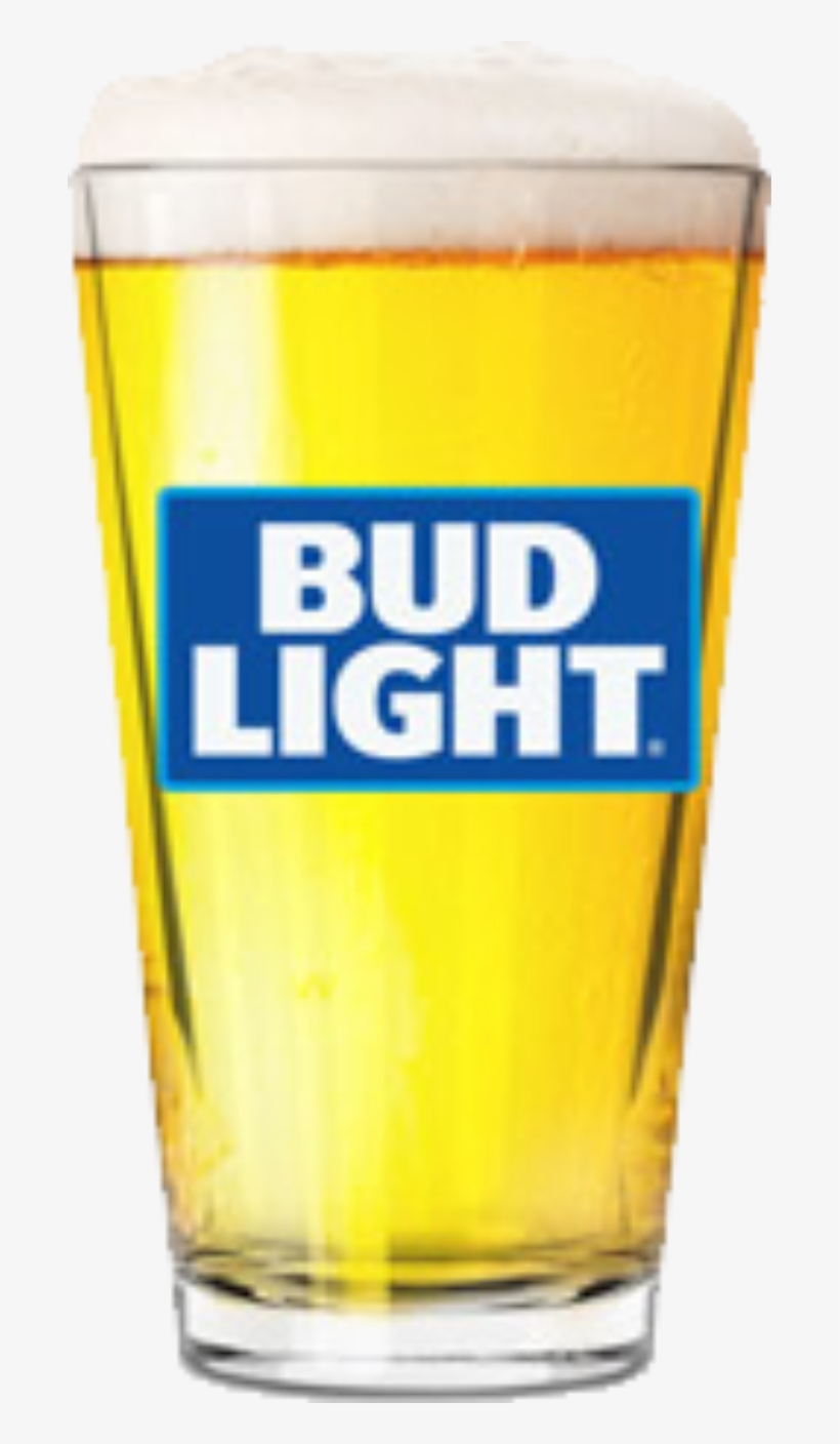 Bud Light 16 Oz Pint Glass - Bud Light Glass Transparent Transparent ...