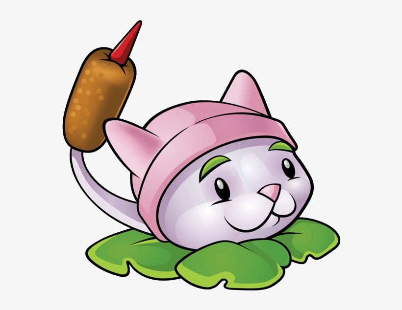 Plant Vs Zombies Cattail Transparent PNG - 600x586 - Free Download on ...