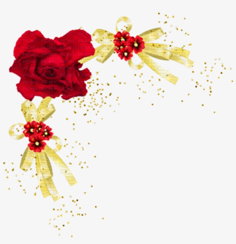 Mq Sticker - Floral Border Design Maroon Transparent PNG - 1024x1024 ...