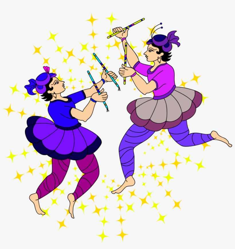 Tattoo Vector Art Dance Royalty-free Indian Garba Clipart - Garba ...
