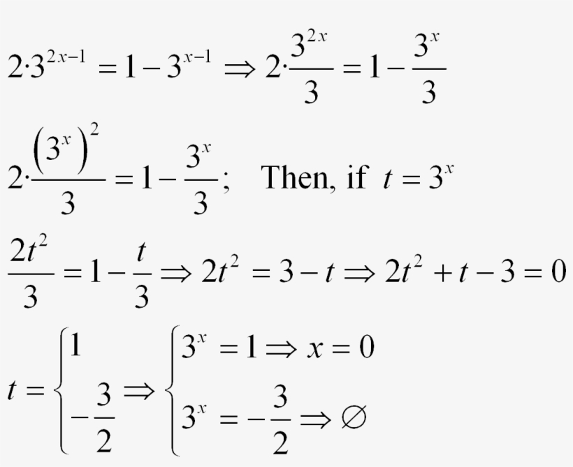 Exponential Equations - Exponential Equations Examples Transparent PNG ...