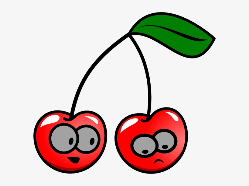 Animated Cherries Clip Art - Cartoon Cherries With Faces Transparent ...
