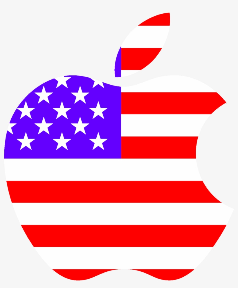 Apple Usa Logo Brands For Free Hd 3d - Usa Flag Png Circle Transparent ...