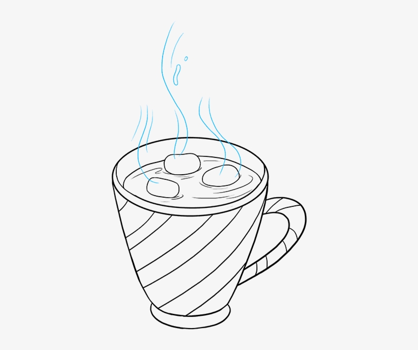 How To Draw Hot Chocolate - Hot Chocolate To Draw Transparent PNG ...