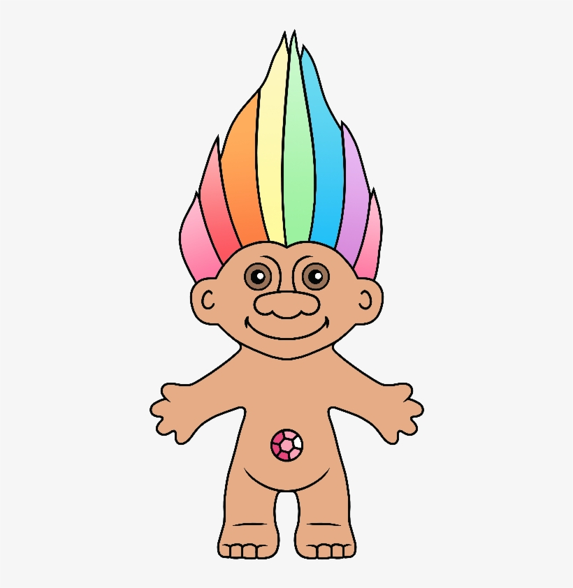 Troll Magic - Troll Rainbow Transparent PNG - 517x800 - Free Download ...