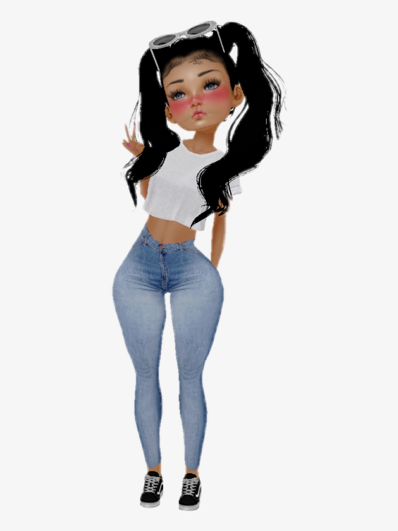 Imvu Sticker - Girl Transparent PNG - 1024x1024 - Free Download on NicePNG