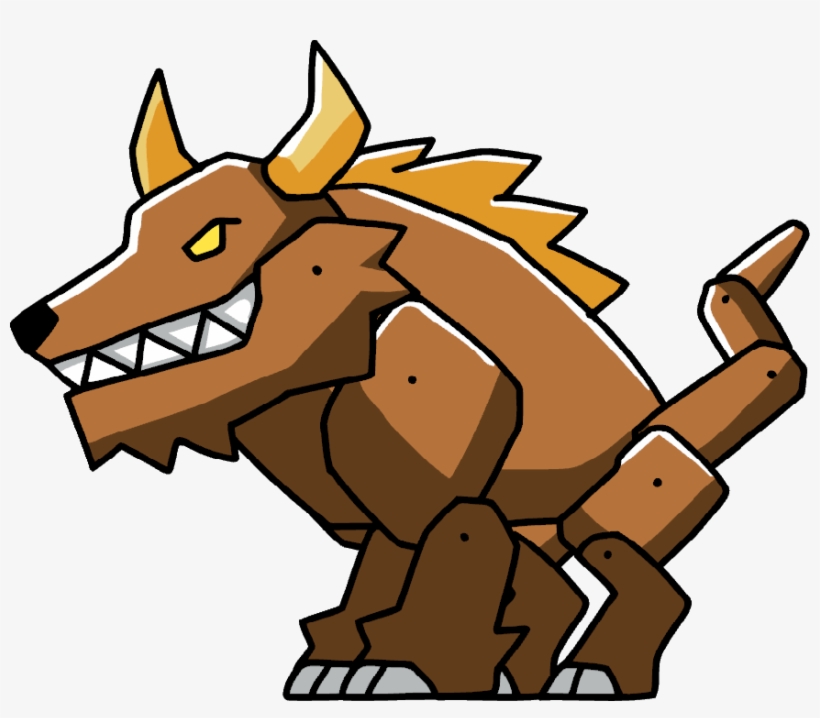 Mythical Creature - Scribblenauts Wolf Transparent PNG - 872x721 - Free ...