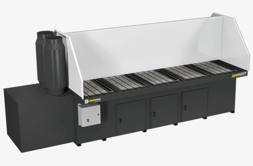 Dd-5x10 Downdraft Table For Oxy And Plasma Cutting - Drawer Transparent ...