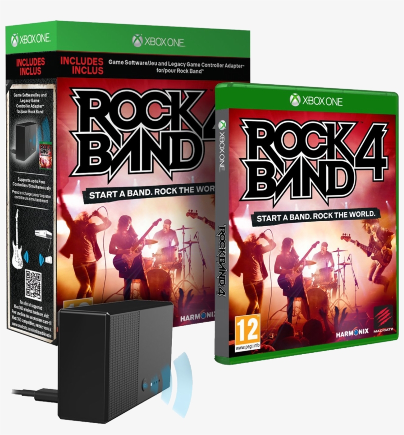 Rock Band 4 Solus With Adaptor - Rock Band 4 Adapter Transparent PNG ...