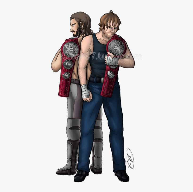 Future Tag Team Champs - Illustration Transparent PNG - 496x764 - Free ...