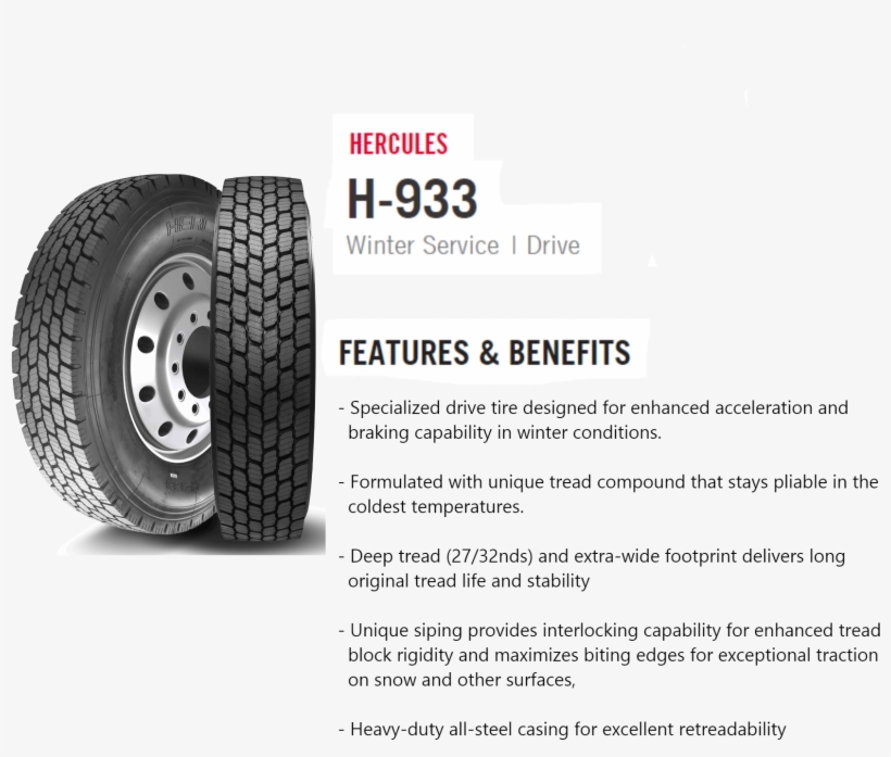 H933 Done - Hercules Tire H 933 Transparent PNG - 1700x1400 - Free ...
