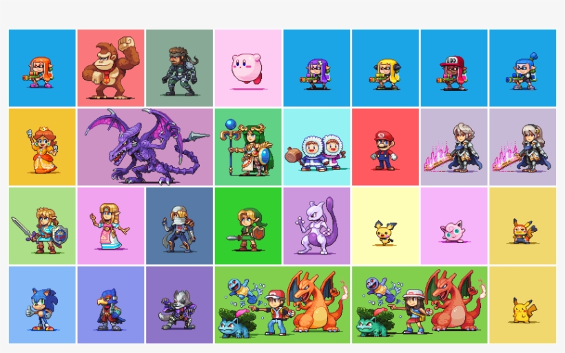 We Are Daisy - Character Roster For Ssbu Transparent PNG - 843x487 ...