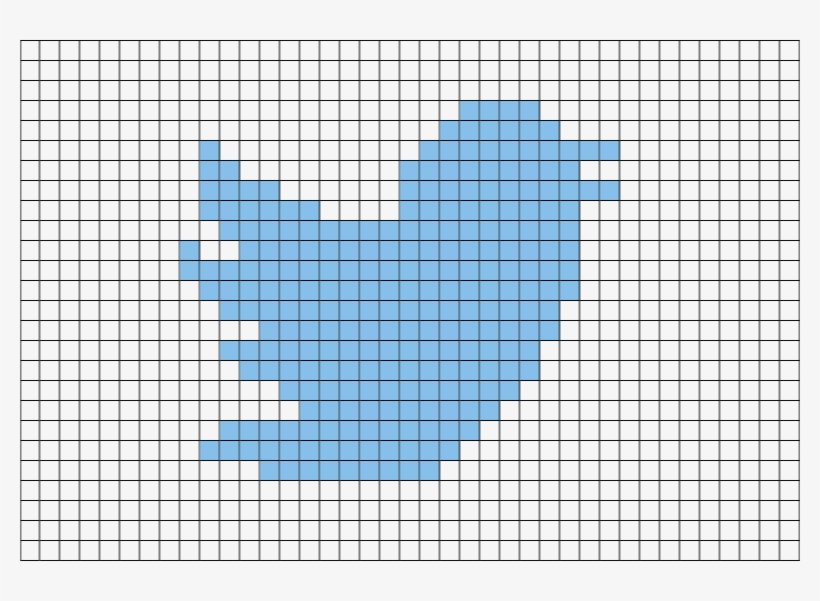 Twitter Logo Pixel Art &ndash Brik - Mario Bullet Bill Pixel Art ...