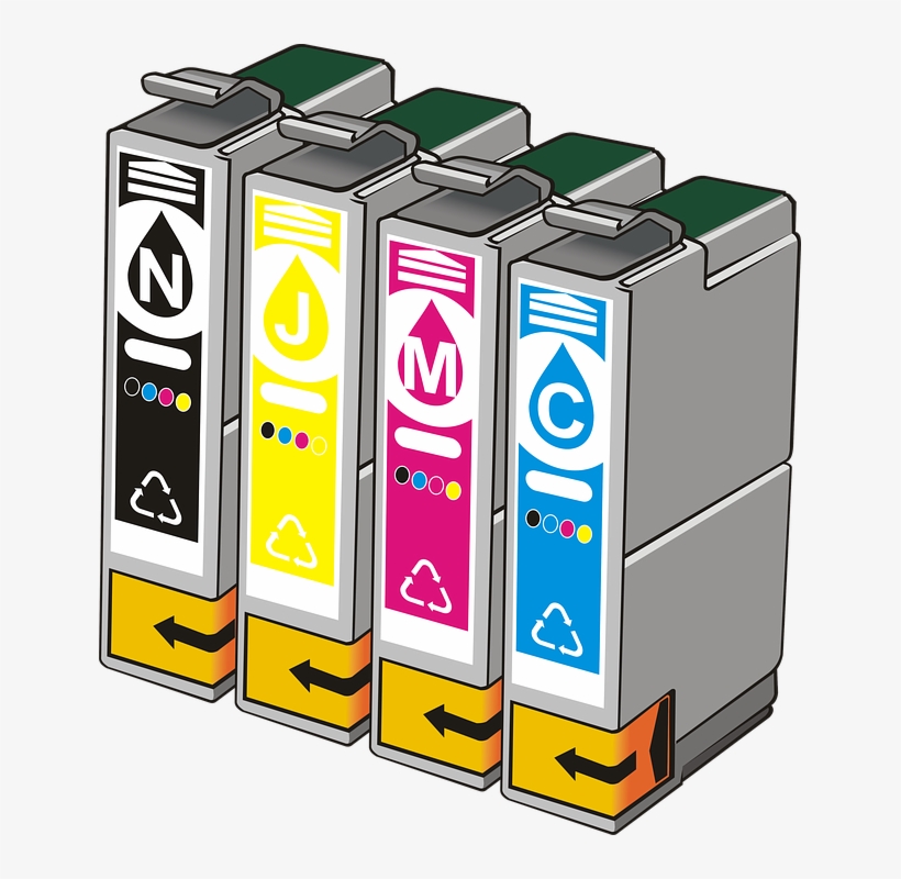 Cartridges, Ink, Cmyk, Cyan, Magenta, Yellow, Black - Cmyk Cartridges ...