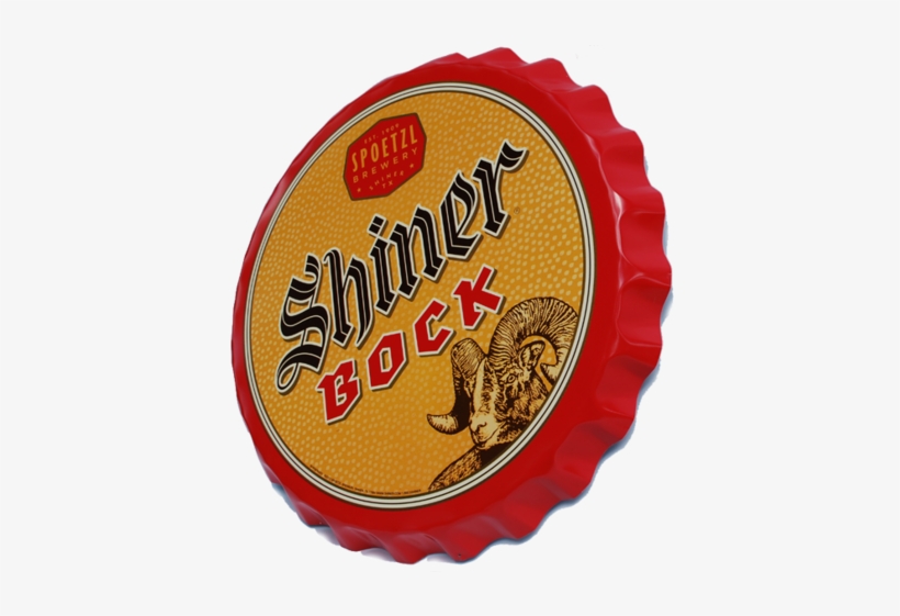 Bottle Cap Sign - Shiner Bock Transparent PNG - 607x607 - Free Download ...