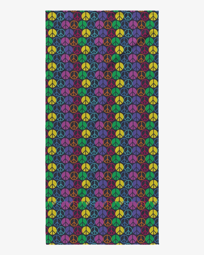 Peace Sign Pattern Beach Towel - Vote Mrs President 2016 Presidential ...
