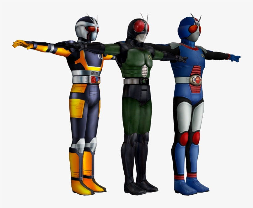 Download Zip Archive - Kamen Rider Rx Black 3d Model Transparent PNG ...