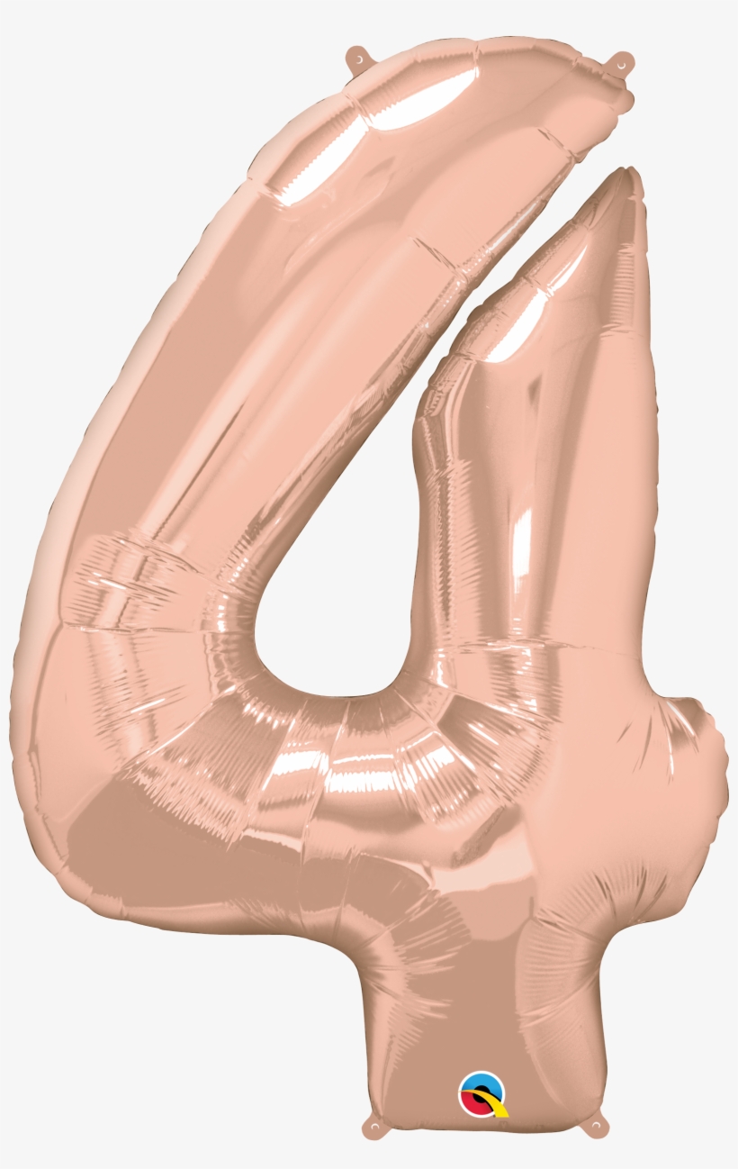 Four Balloons Rose Gold Transparent PNG - 1615x2479 - Free Download on ...