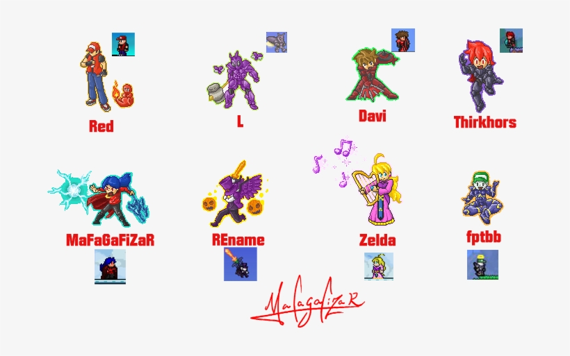 Download Terraria Multiplayer Br - Cartoon - HD Transparent PNG ...