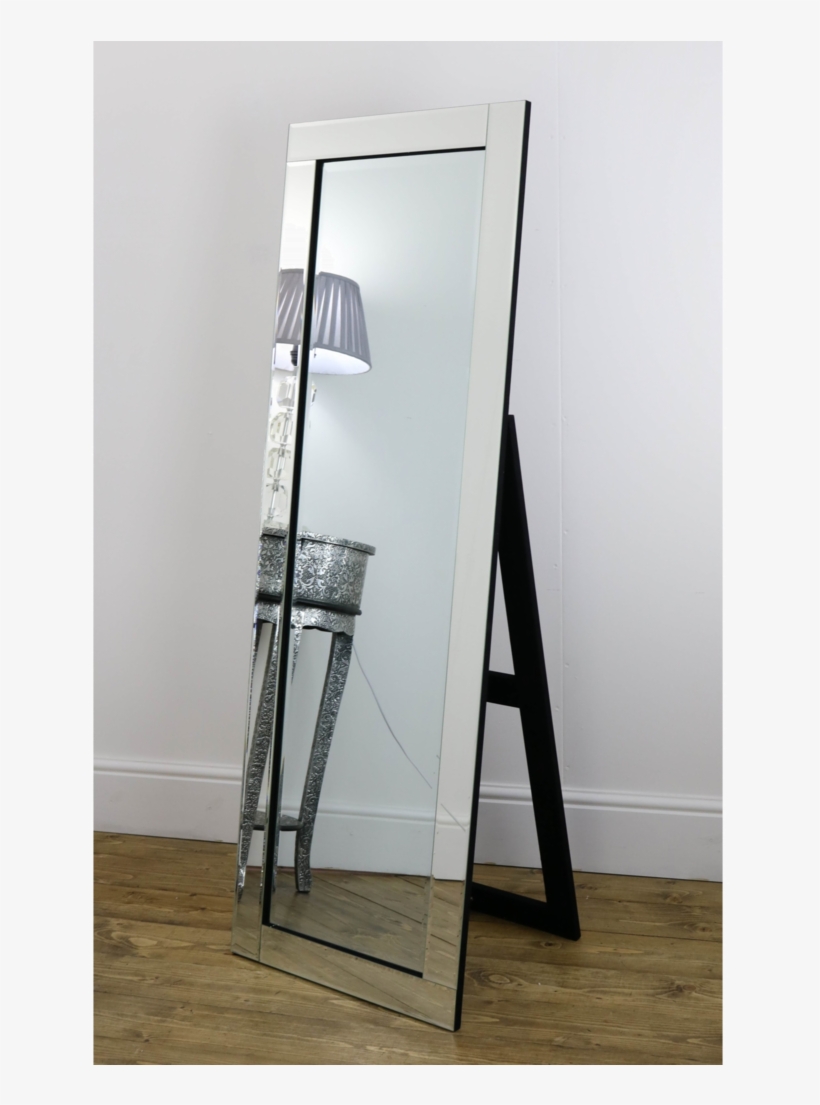 An Overall View Of This Distinctive Mirror In A Typical - Chrome Mirror ...