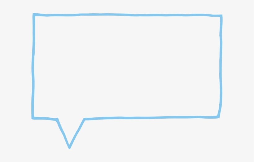 Blue Thought Bubble Png