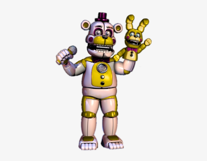 Funtime Fredbear - Funtime Freddy And Helpy Transparent PNG - 600x600 ...