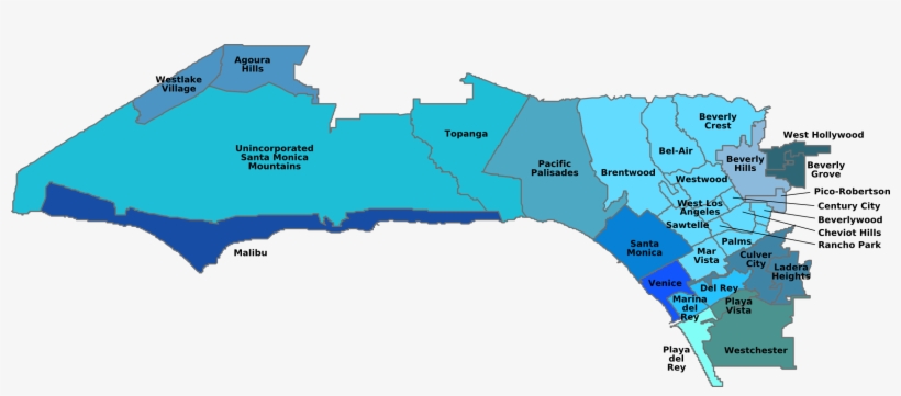 La Westside Districts Proposal - Atlas Transparent PNG - 2366x928 ...