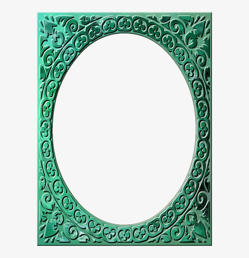 Fancy Round Picture Frame