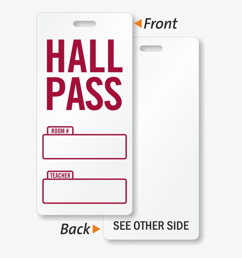 Bathroom Pass Template High School Home Design Smartphone Transparent 