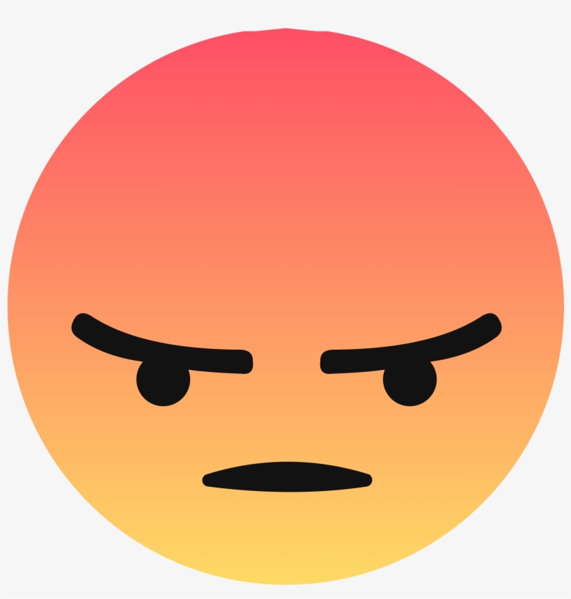 Download Facebook Transparent Angry Reaction - Facebook Angry Emoji Png ...
