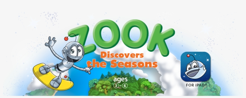 Zook Discovers The Seasons - Cartoon Transparent PNG - 1189x418 - Free ...