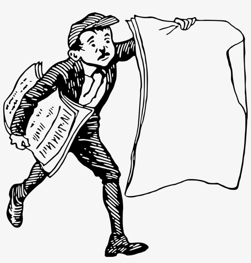 Paper Boy - Paper Boy Comic Transparent PNG - 1000x998 - Free Download ...