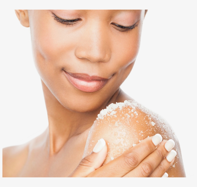 What Is A Body Scrub - Gommage Corps Peau Noire Transparent PNG ...