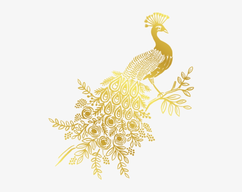 Golden Peacock Logo Stationery Transparent PNG - 600x600 - Free ...