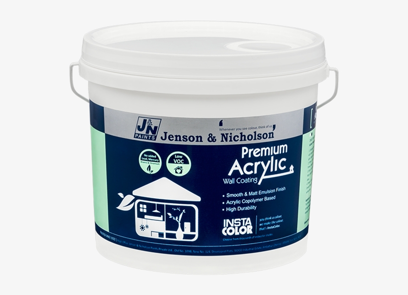 Premium Acrylic Wall Coating - Acrylic Paint Transparent PNG - 700x571 ...