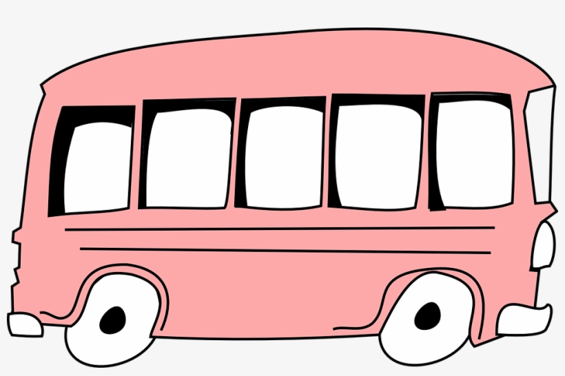 Pink Cartoon Fast Car - Pink Bus Clip Art Transparent PNG - 960x593 ...