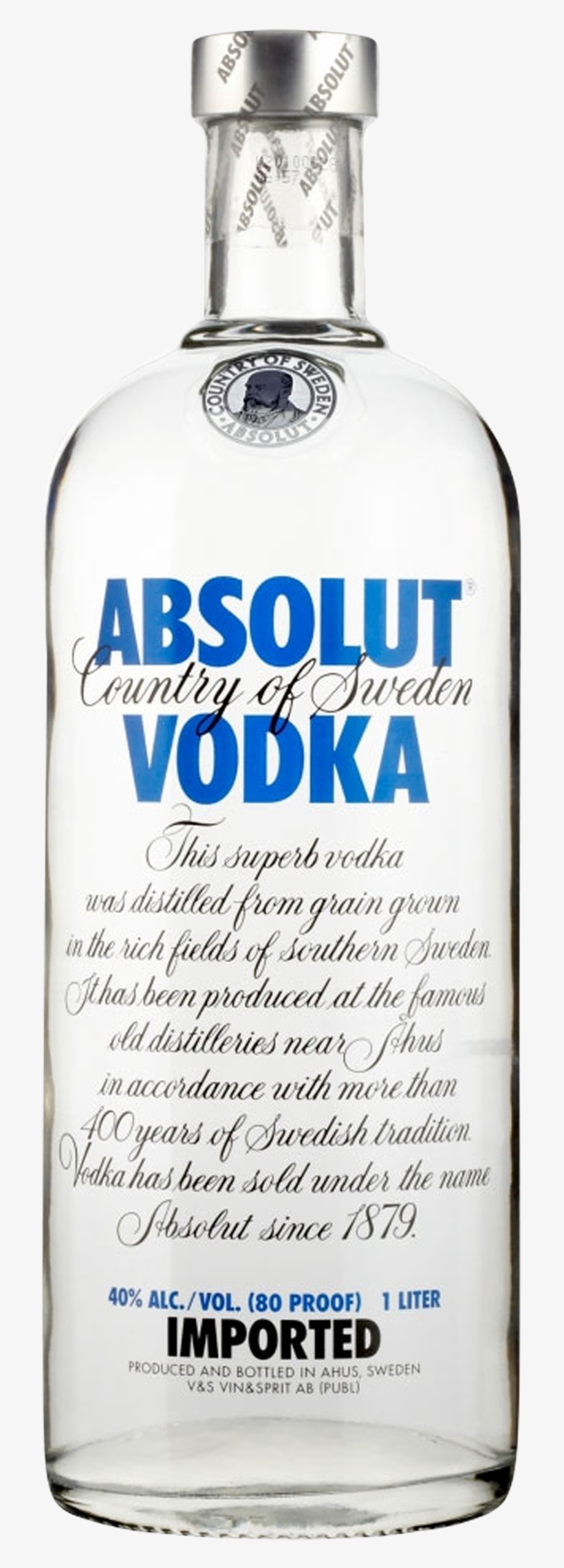 Absolut Vodka Bottle Vector